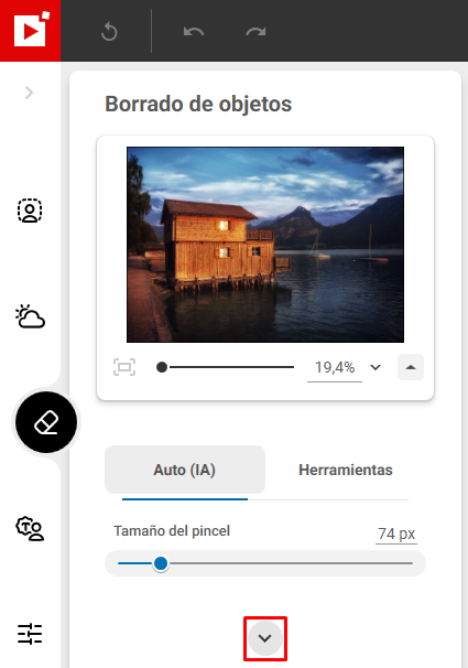¿Cómo quitar objetos mediante la herramienta Borrar? – inPixio