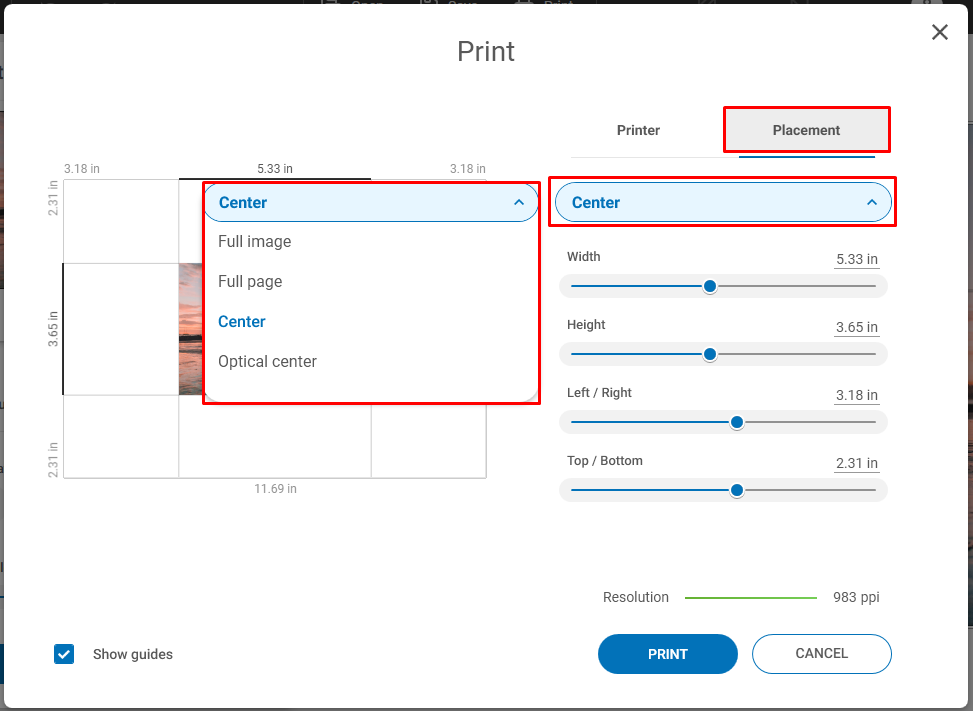 How to print photos? – inPixio