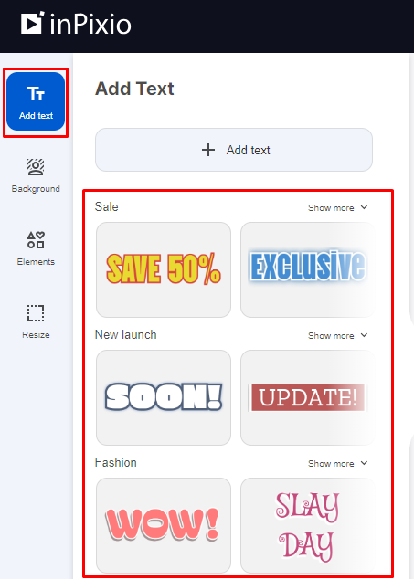 How to add text in inPixio Online Photo Editor? – inPixio