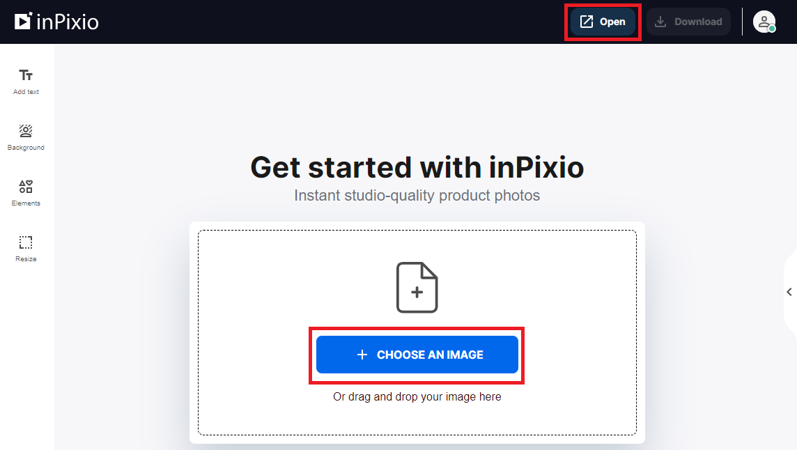 How to change the size of a photo in inPixio Online Photo Editor? – inPixio