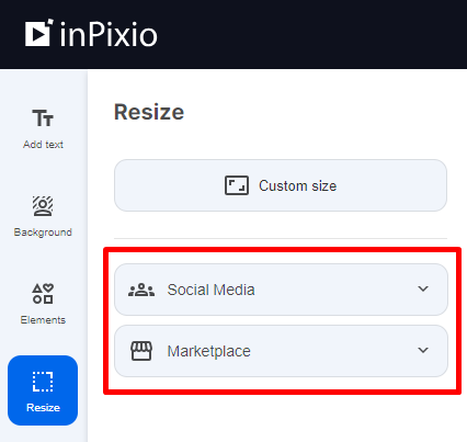 How to change the size of a photo in inPixio Online Photo Editor? – inPixio