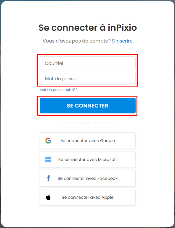 Comment se connecter à inPixio Online Photo Editor ? – inPixio