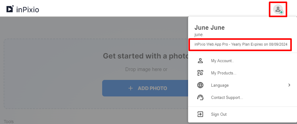 How to sign in to inPixio Online Photo Editor? – inPixio