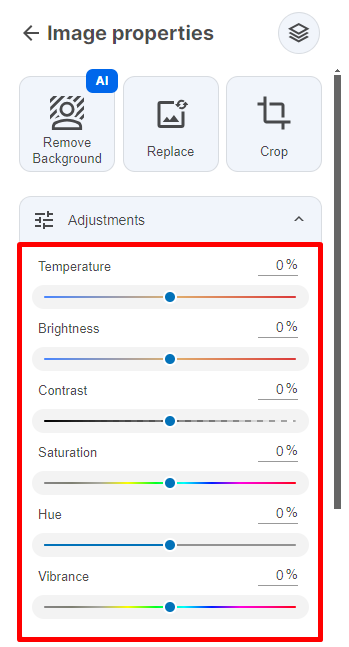 How to make adjustments to your photo in inPixio Online Photo Editor ...
