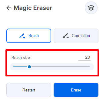 How to use the Magic Eraser tool in inPixio Online Photo Editor inPixio