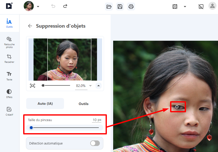 Comment utiliser la correction des yeux rouges ? – inPixio