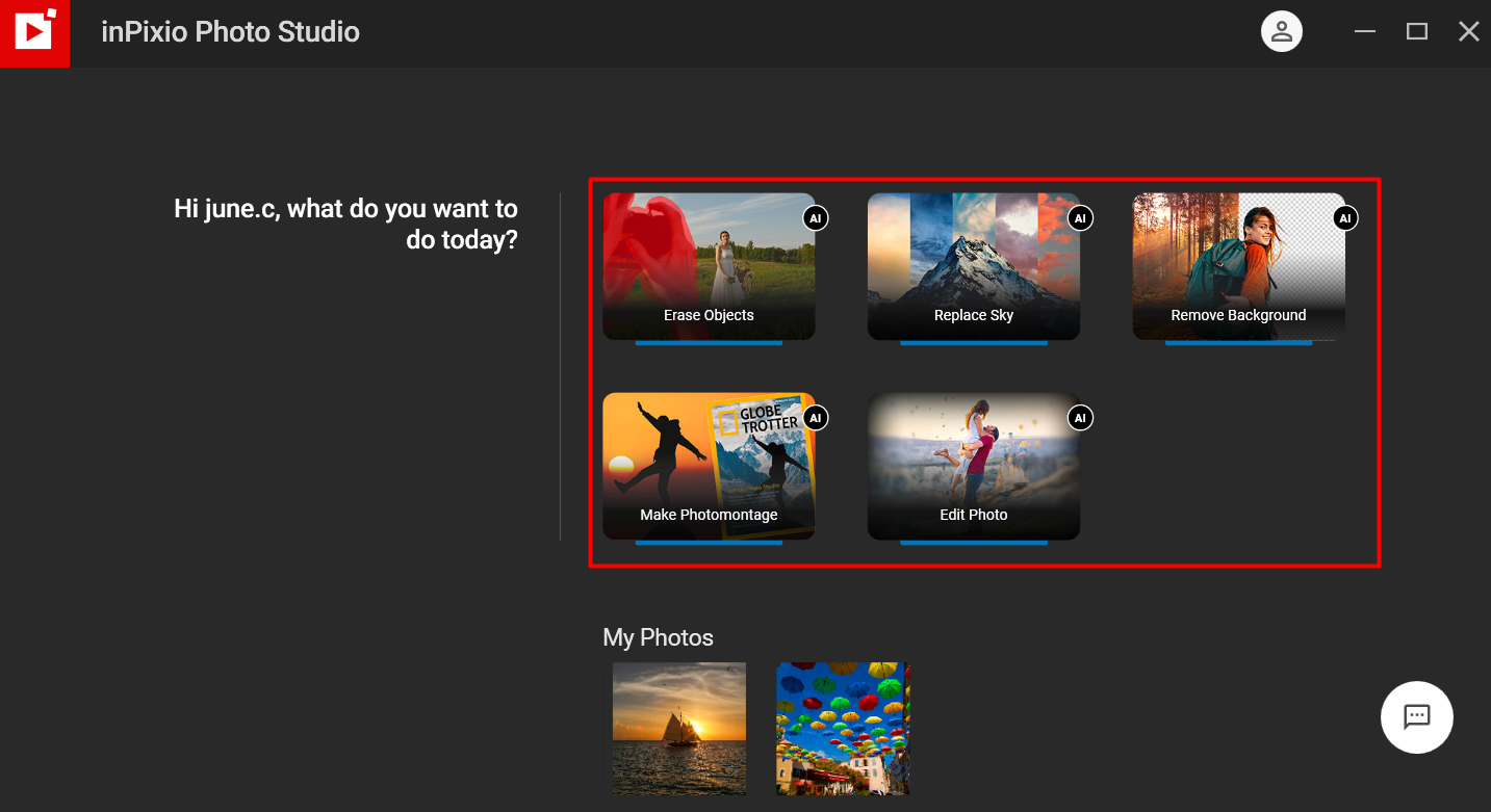 How to open photos? – inPixio