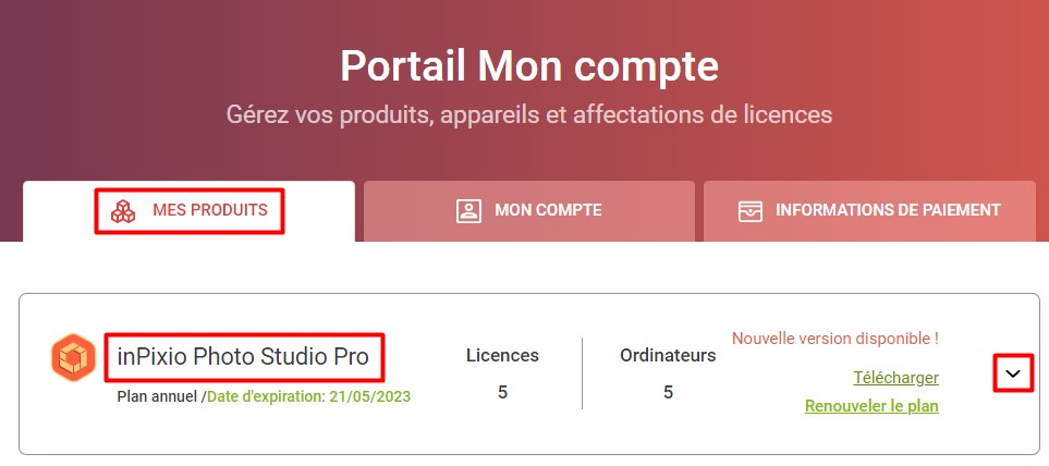 Résolution de l'erreur Résolution de l'erreur