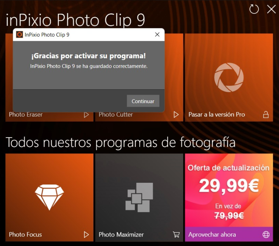 ¿Cómo activar inPixio Photo Studio? – inPixio